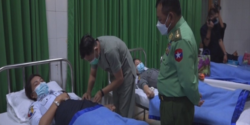 Blood donation: MoHA held collective blood donation | Myanmar International TV